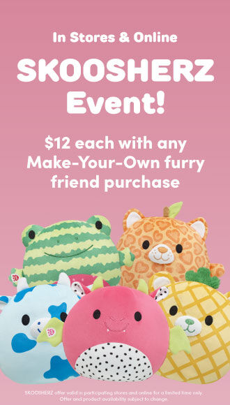 Build-A-Bear® SKOOSHERZ™ | Shop the New Collection