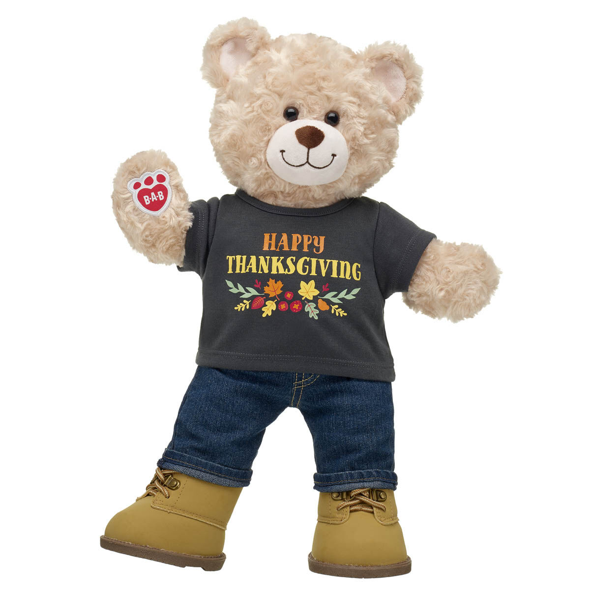 Happy Hugs Teddy Bear Thanksgiving Gift Set