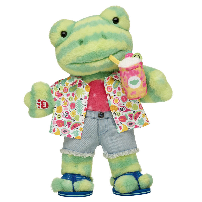 Watermelon Frog Plush Smoothie Gift Set | Build-A-Bear®