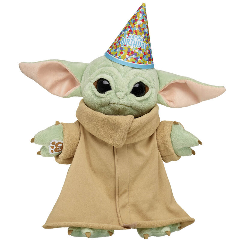 Grogu™ Plush Gift Set with Birthday Party Hat | Build-A-Bear®