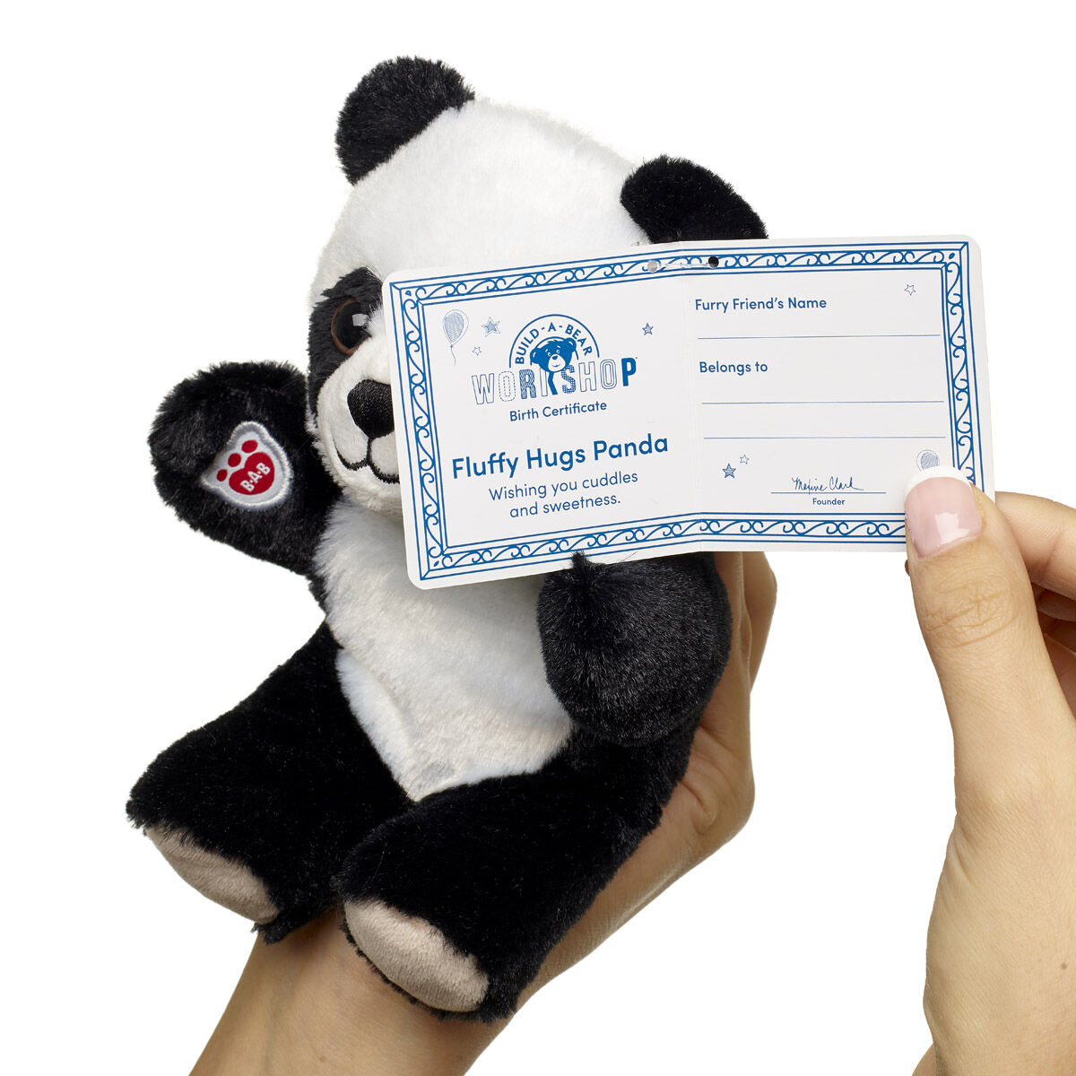 Build-A-Bear Mini Beans® Fluffy Hugs Panda Stuffed Animal | Hamilton Place