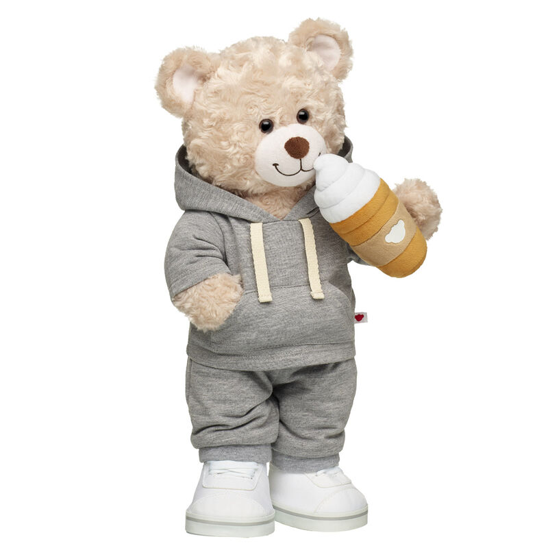 Happy Hugs Teddy Bear Sweats & Drink Wristie Set | Build-A-Bear®