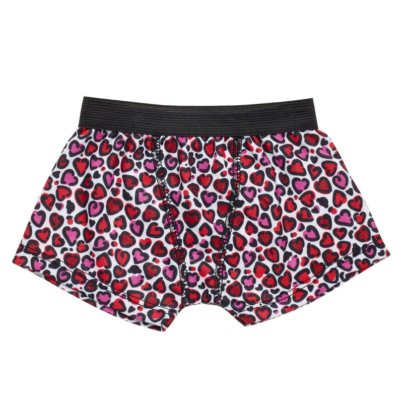 Online Exclusive Leopard Heart Boxers for Stuffed Animals | Build-A-Bear®