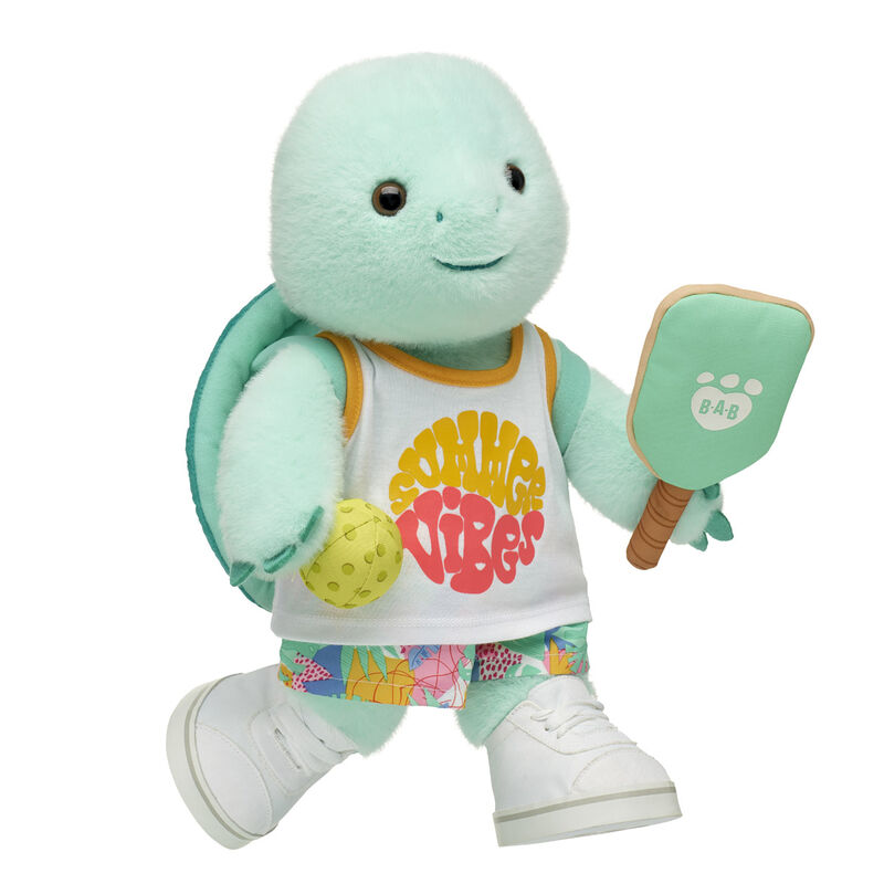 Snappy Sun Turtle Pickleball Stuffed Animal Gift Set