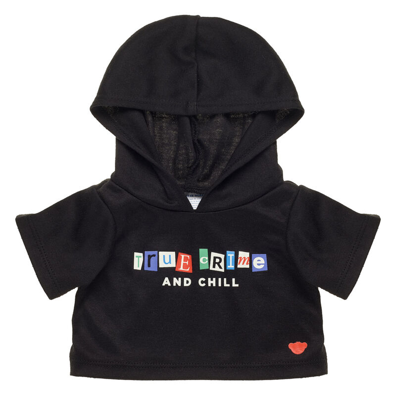 "True Crime and Chill" Hoodie for Plush Toys | Online Only | Build-A-Bear