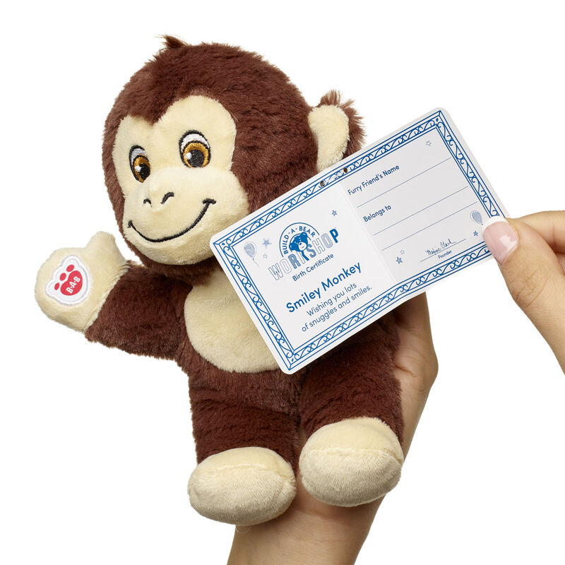 Build-A-Bear Mini Beans Smiley Monkey Stuffed Animal | Build-A-Bear®