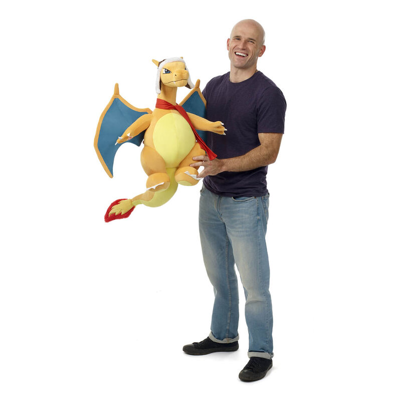 Jumbo Charizard Plush and Scarf Gift Set
