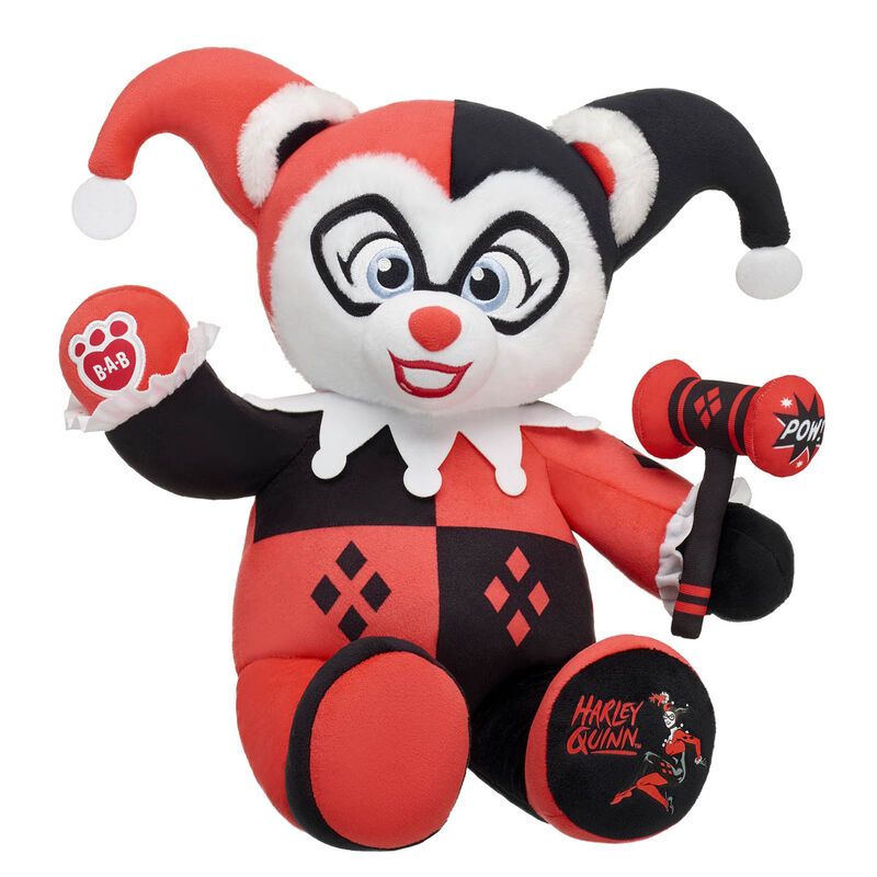 Online Exclusive Classic Harley Quinn™ Teddy Bear | Build-A-Bear®