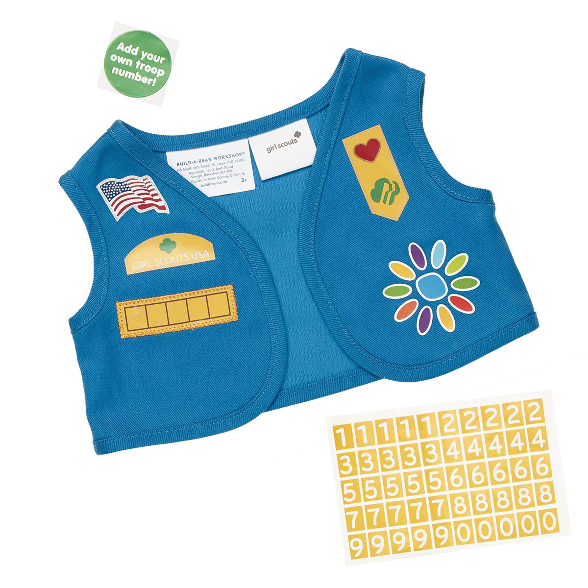 Build A Bear Girl Scout Brownie Uniform Vest | Hamilton Place