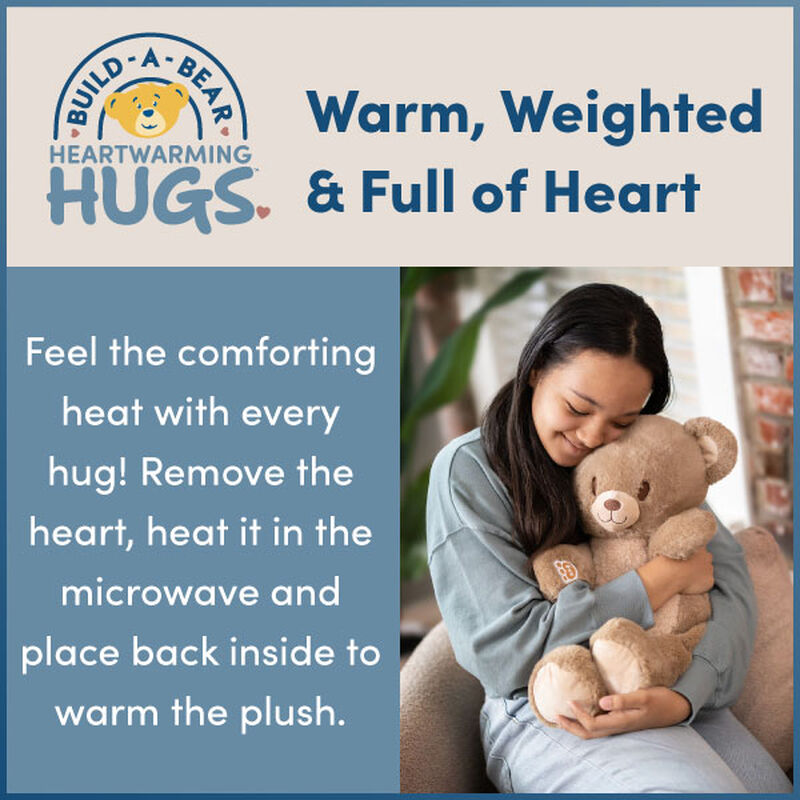 Heartwarming Hugs Brown Weighted Teddy Bear | Build-A-Bear