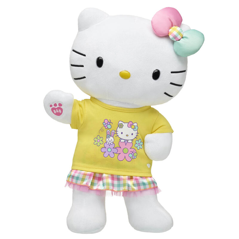 Sanrio® Spring Gingham Hello Kitty® Stuffed Animal Gift Set | Build-A-Bear®