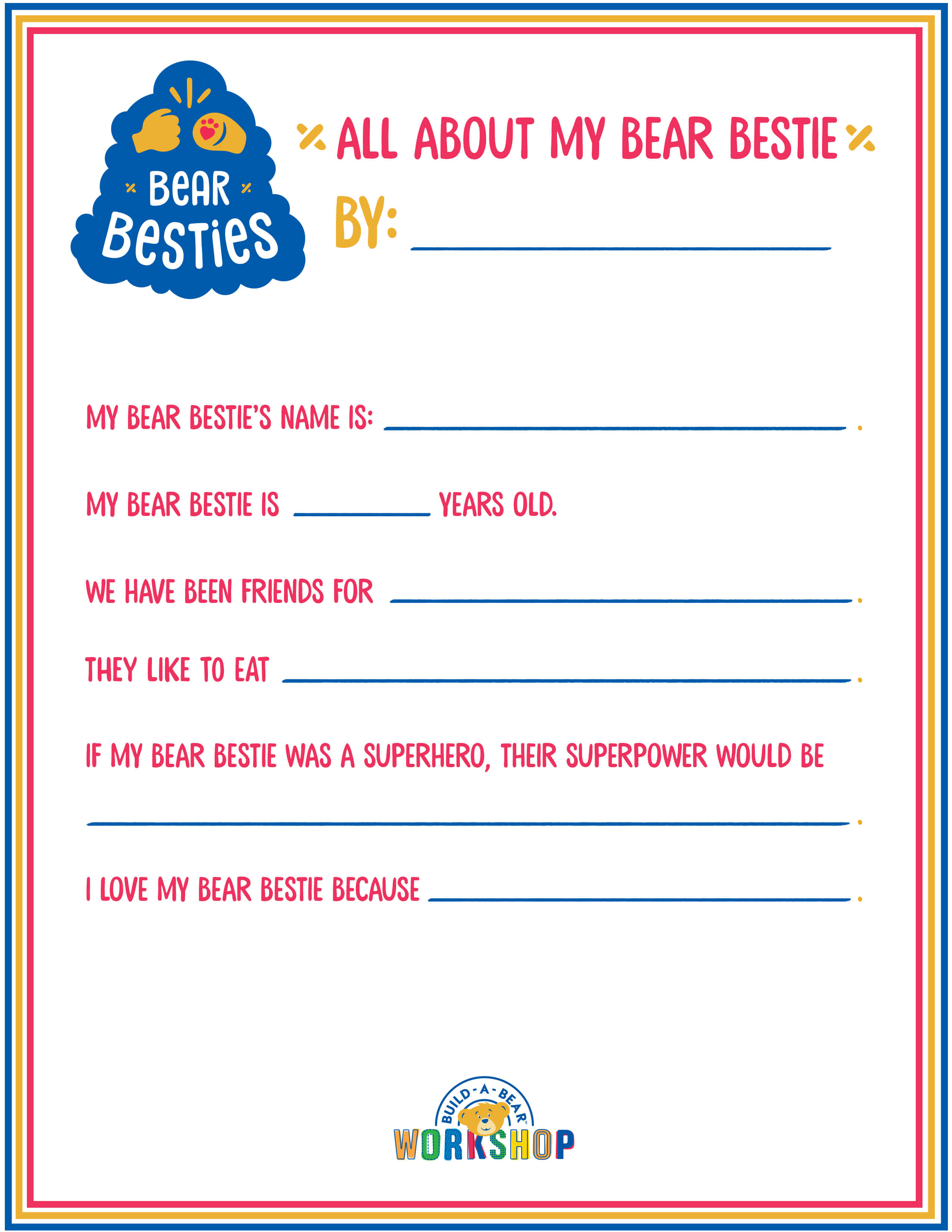 Virtual Workshop Wednesdays | Online Kids Activities at Build-A-Bear®