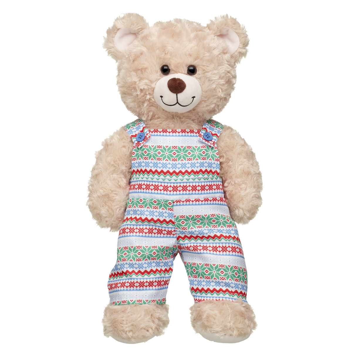 Online-Only Fair Isle Overalls for Plush Toys | Build-A-Bear®