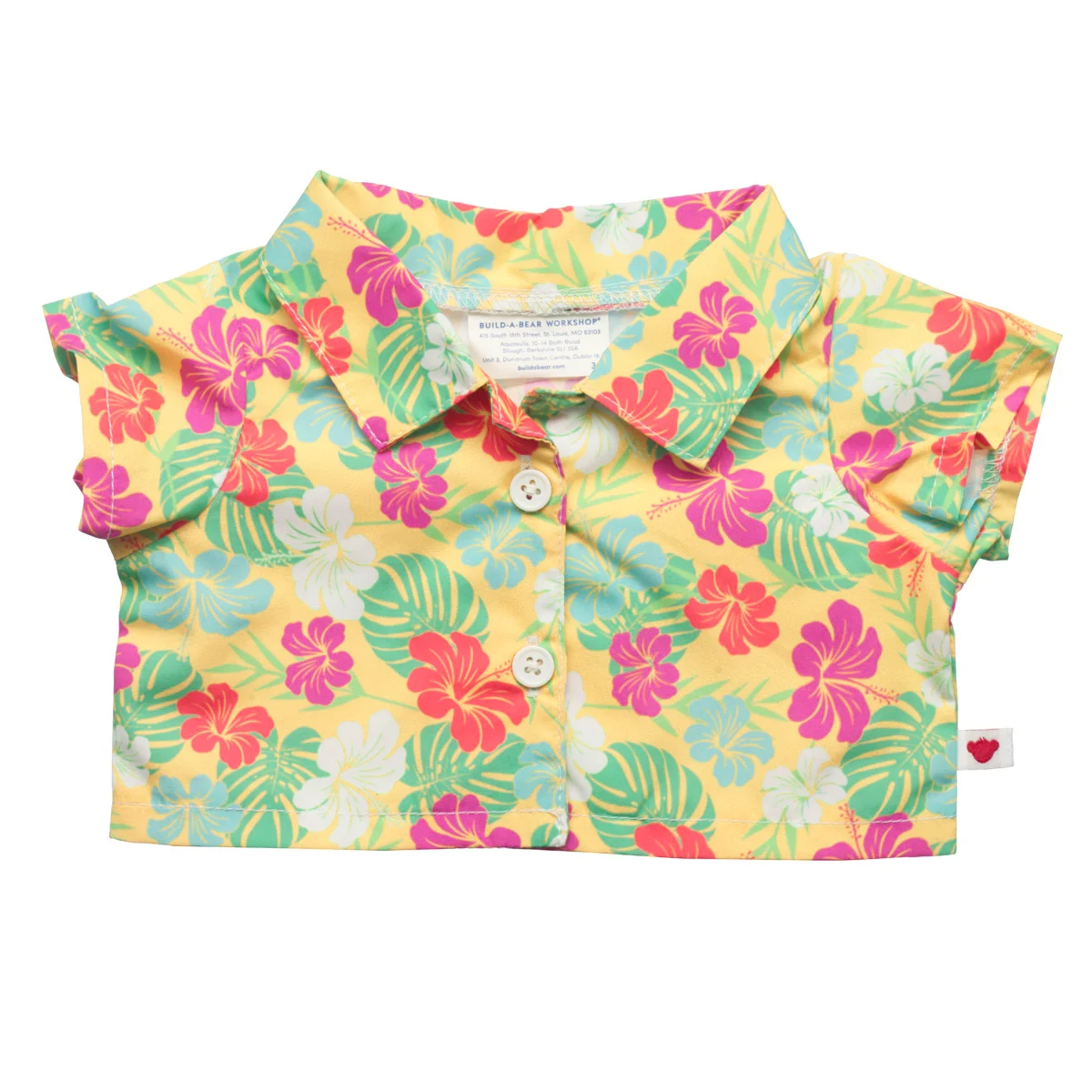 Tropical Flower Print Shirt | Build-A-Bear