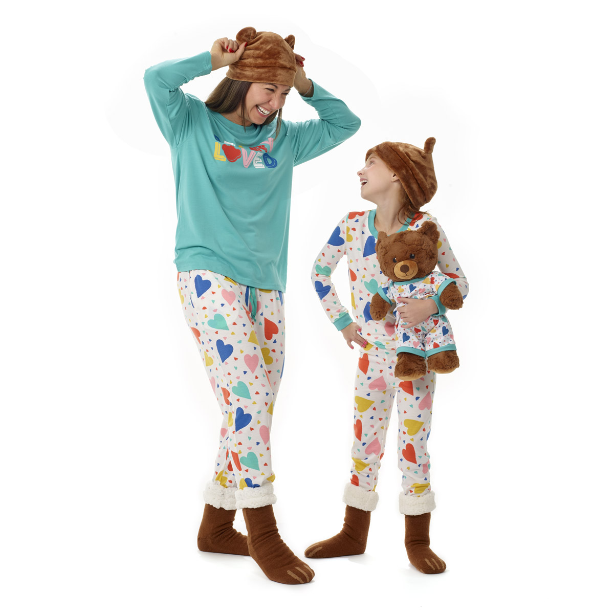 Build-A-Bear Pajama Shop™ Colorful Hearts PJ Top - Toddler and Youth