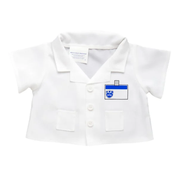 White Lab Coat for Stuffed Animals| Build-A-Bear®