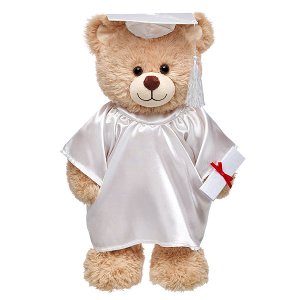 White Graduation Set 4 pc. for Stuffed Animals | Build-A-Bear®