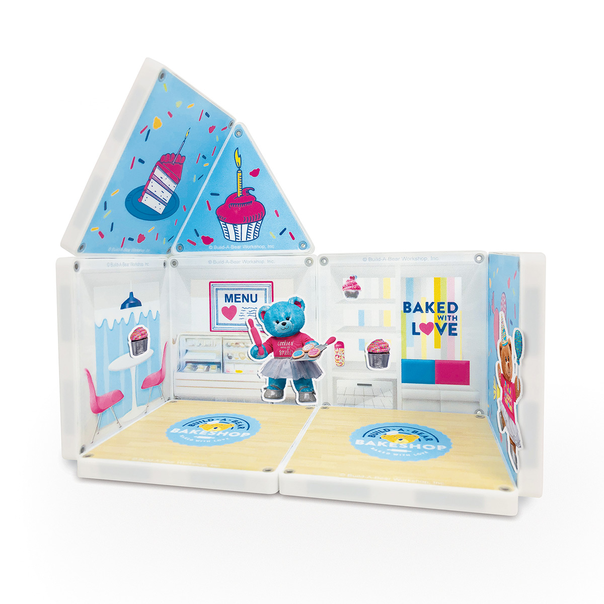 Magna-Tiles® The Bakeshop Cub Condo for Stuffed Animals | Build-A-Bear®
