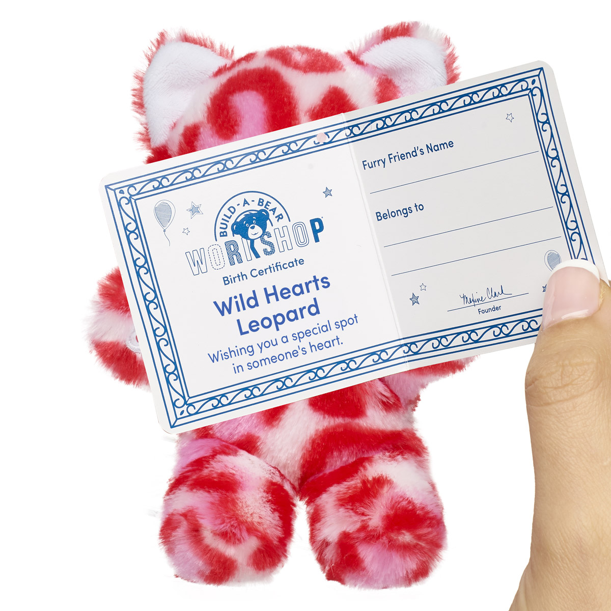 Build-A-Bear Mini Beans Wild Hearts Leopard | Build-A-Bear