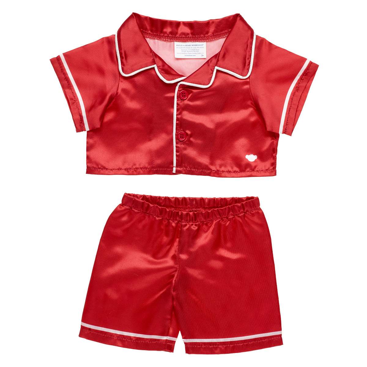 Red Satin PJs Set for Plush Toys | Build-A-Bear®