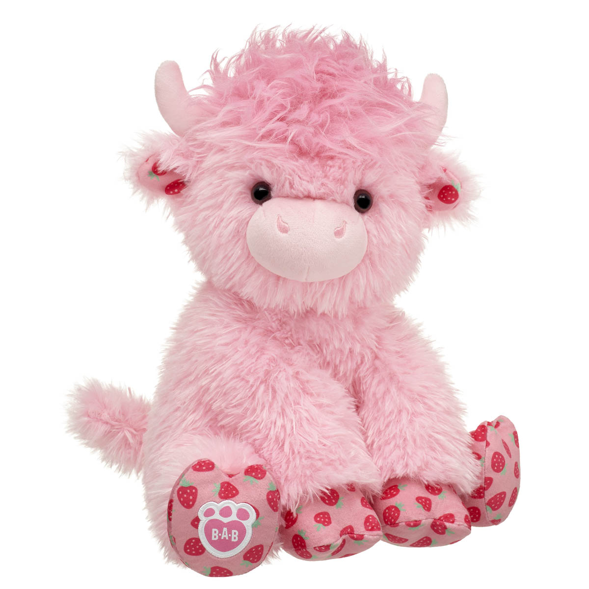 Strawberry Highland Cow Stuffed Animal | Build-A-Bear®