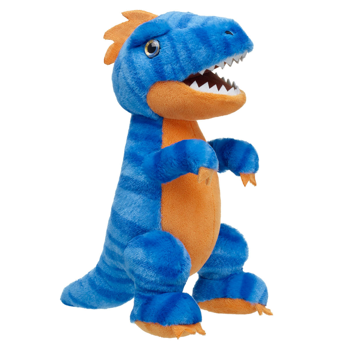 Blue T-Rex Plush | Shop Blue Stripes T-Rex at Build-A-Bear®