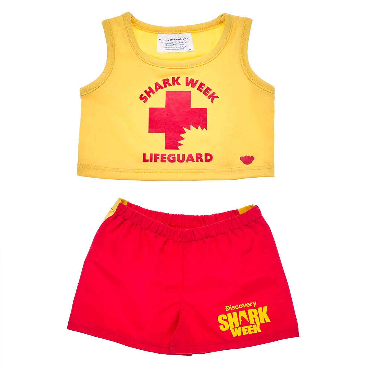 Shark Week™ Lifeguard Outfit Set | Shop at Build-A-Bear®