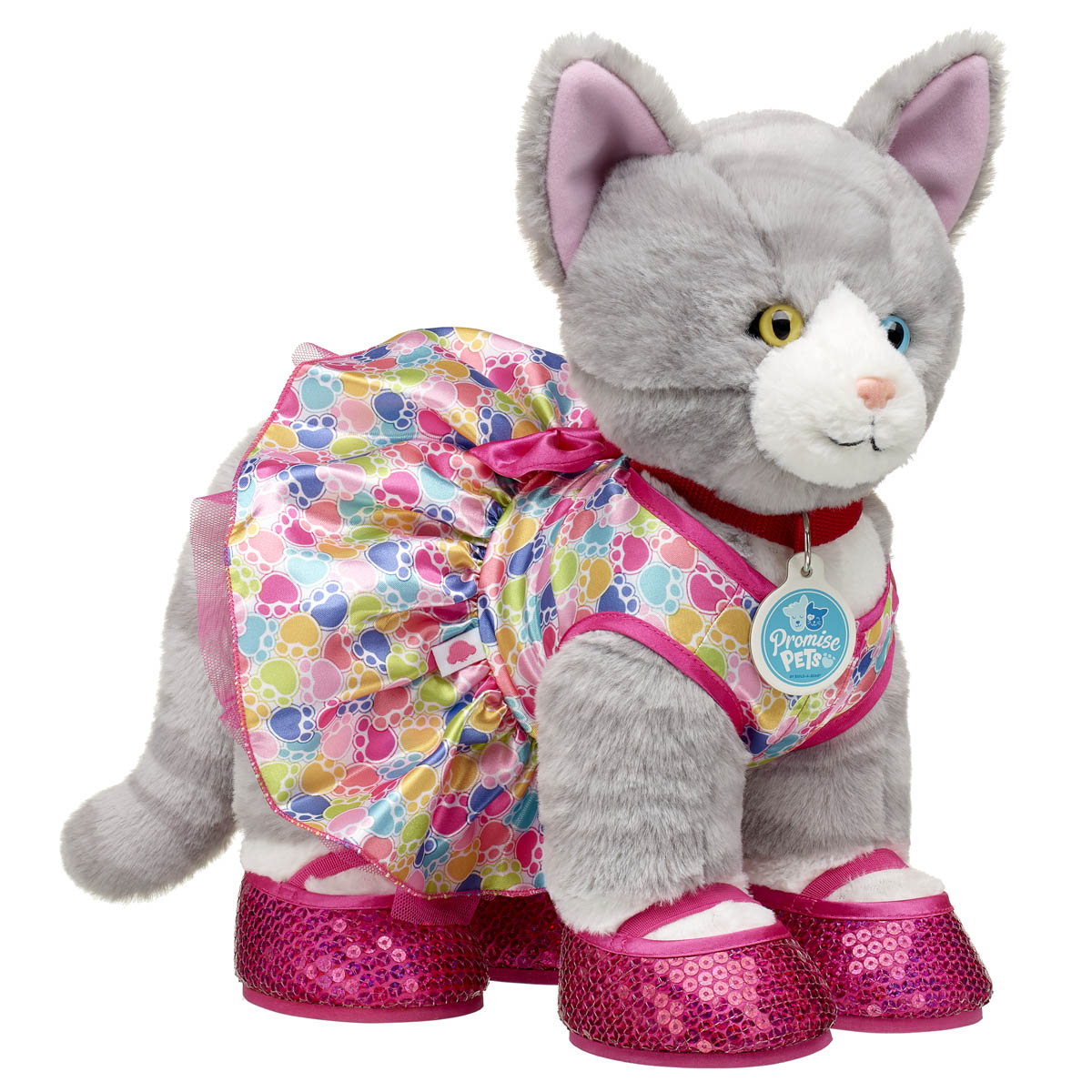 Promise Pets Grey ‘n’ White Kitty Dress Gift Set