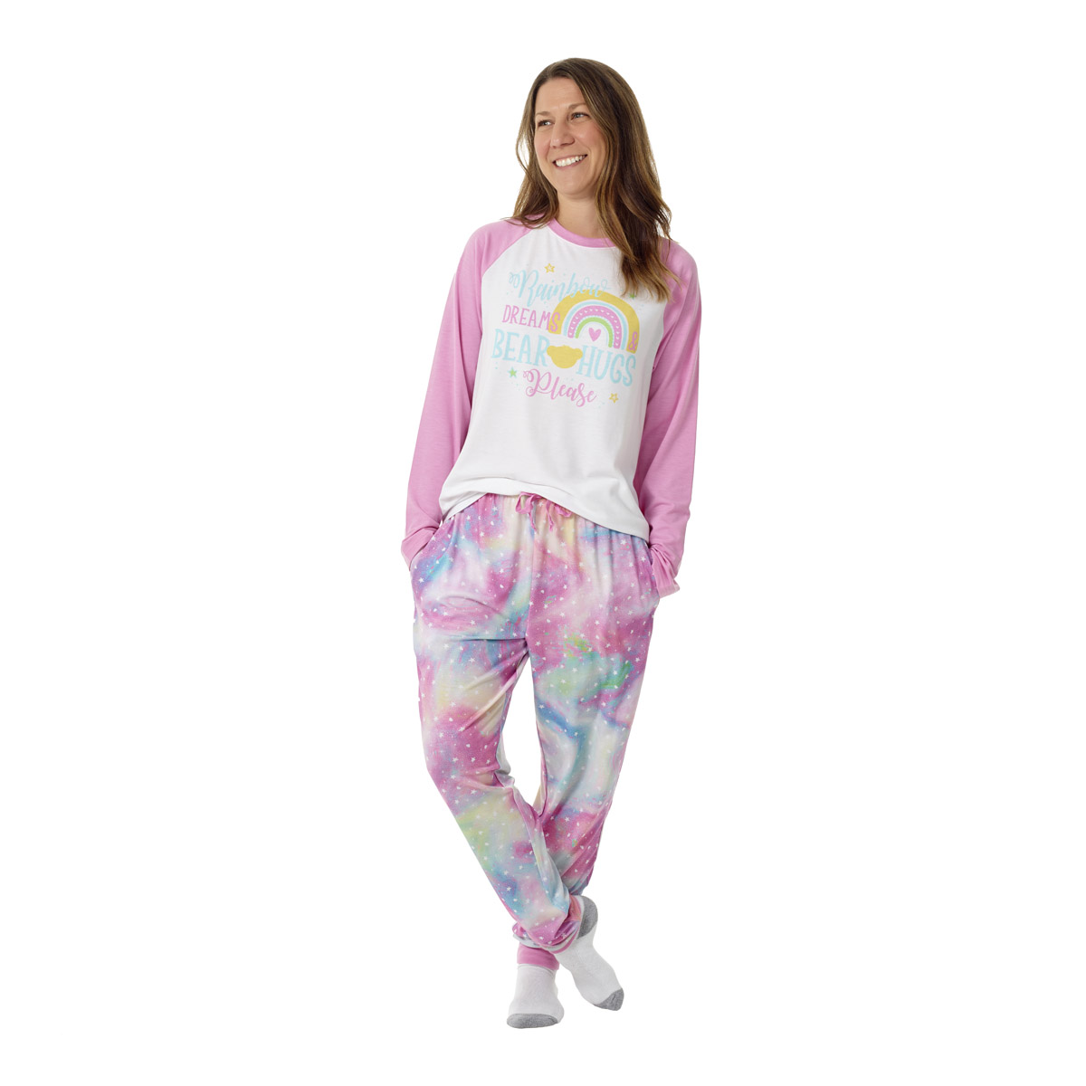 Build-A-Bear Pajama Shop™ Rainbow Dreams & Bear Hugs Please PJ Top - Adult