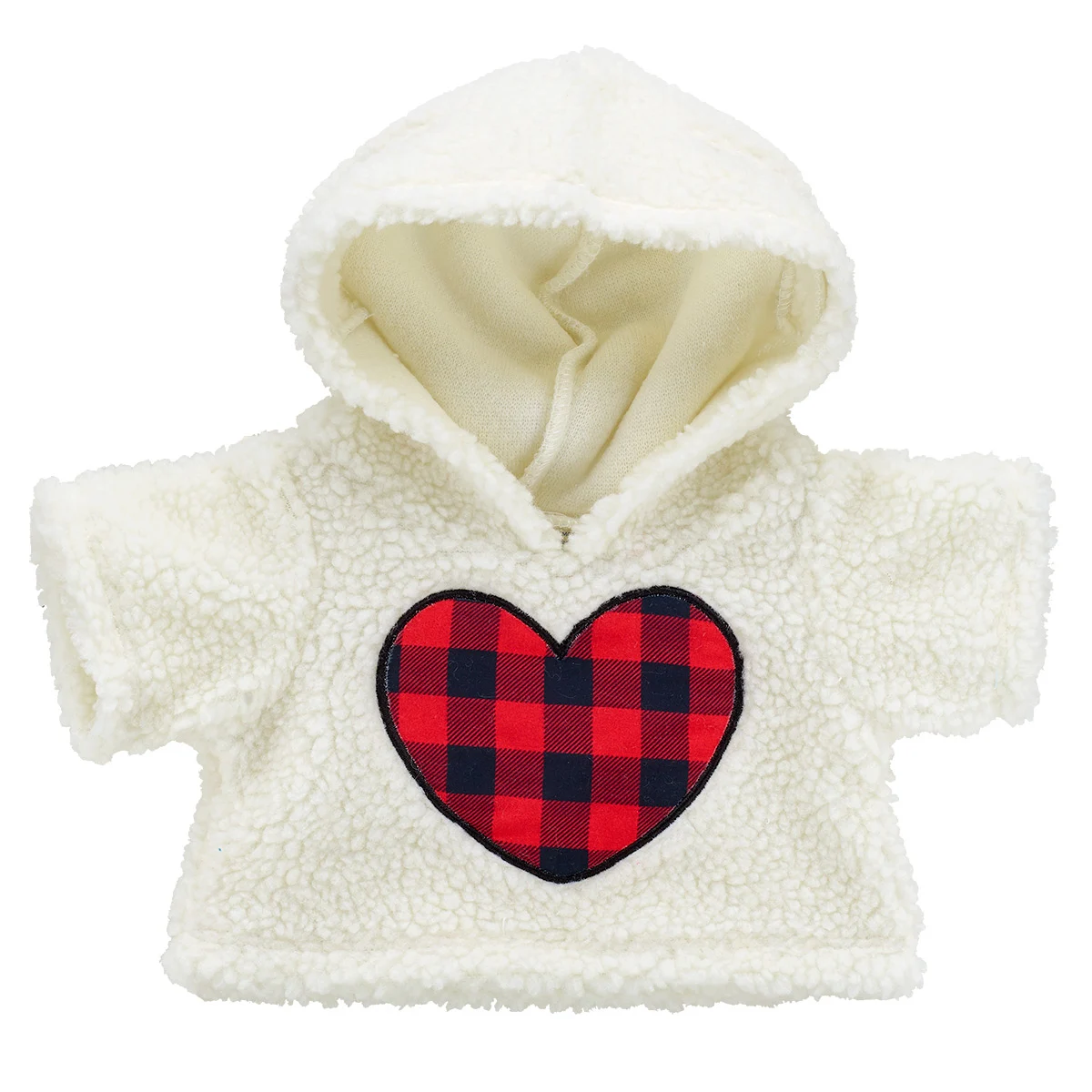 Fuzzy Heart Hoodie | Shop the Collection at Build-A-Bear®