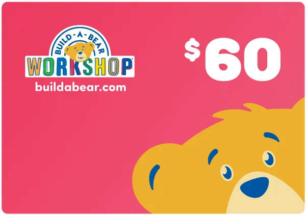 $60 E-Gift Card | Build-A-Bear®