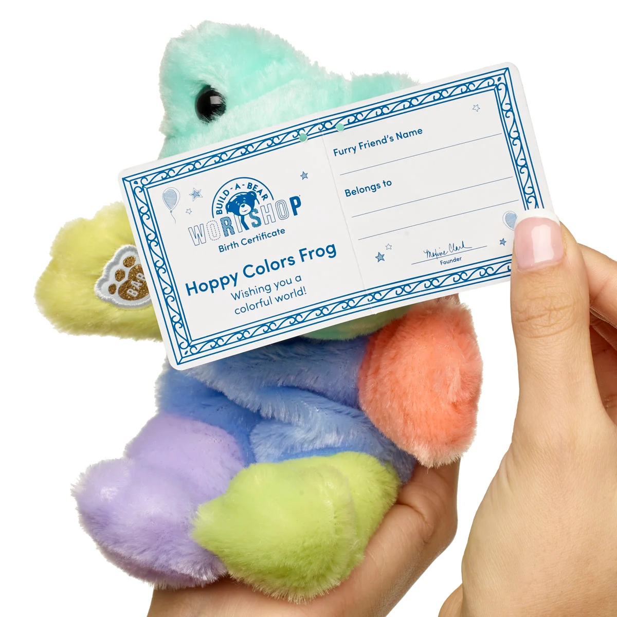 Mini Beans Hoppy Colors Frog Stuffed Animal | Build-A-Bear®