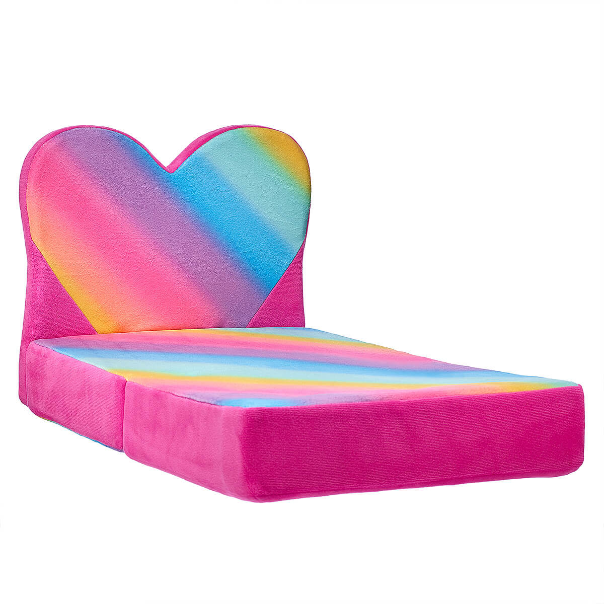 Rainbow Heart Chair Bed for Stuffed Animals | Build-A-Bear®