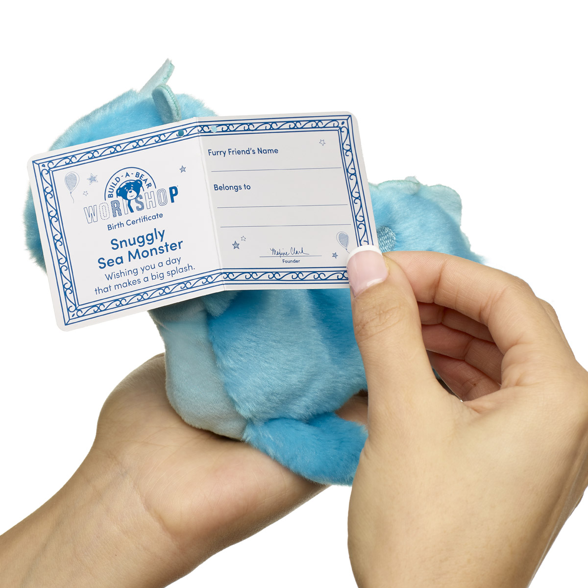 Mini Beans Snuggly Sea Monster Plush Toy