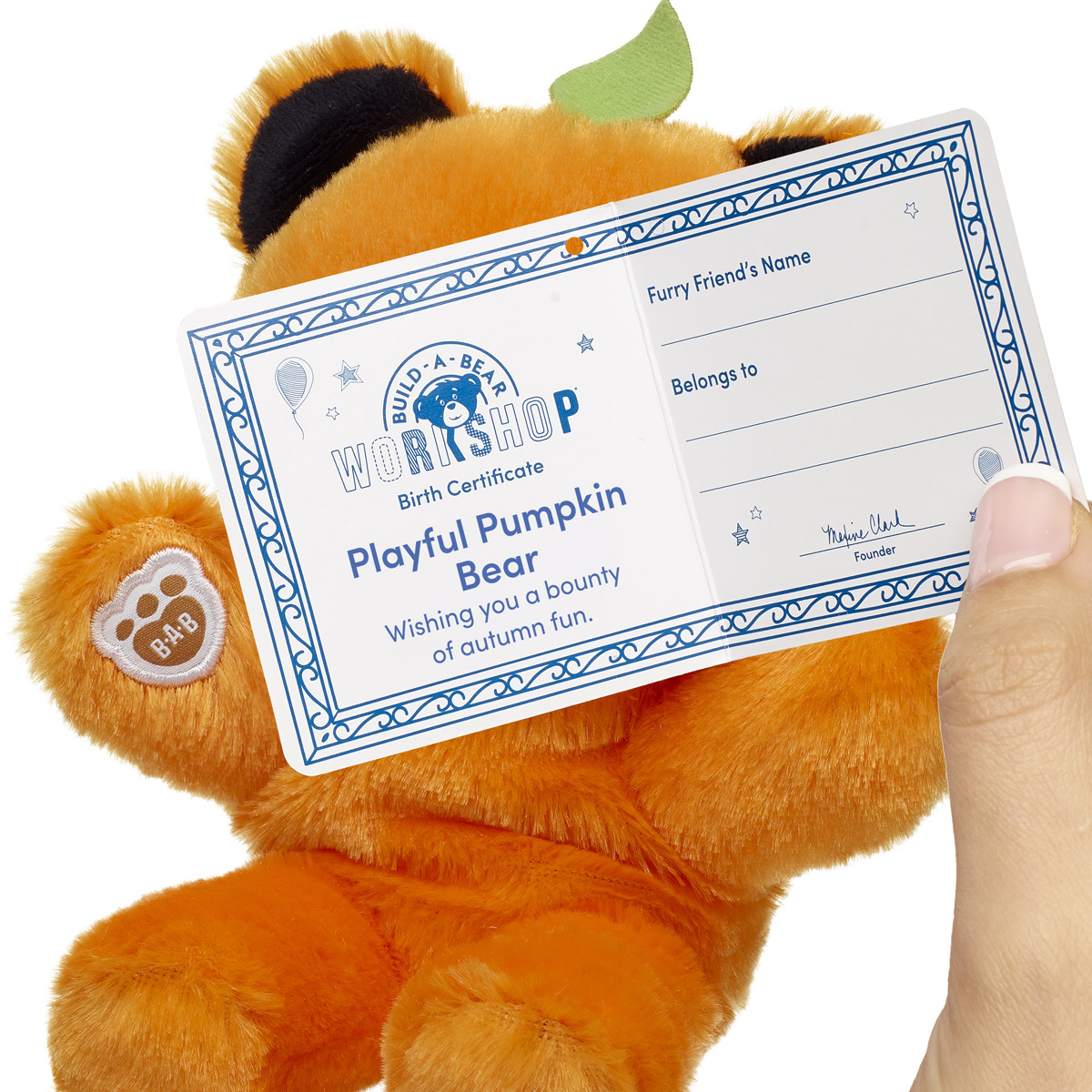 Mini Pumpkin Teddy Bear | Mini Beans® at Build-A-Bear®
