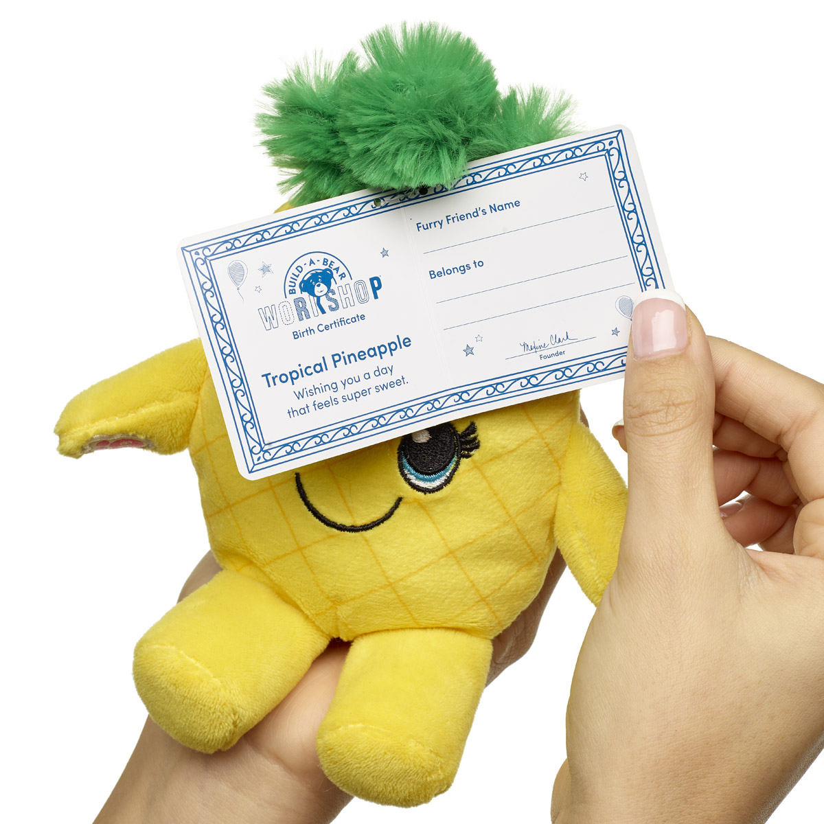 Mini Beans Tropical Pineapple Plush Toy