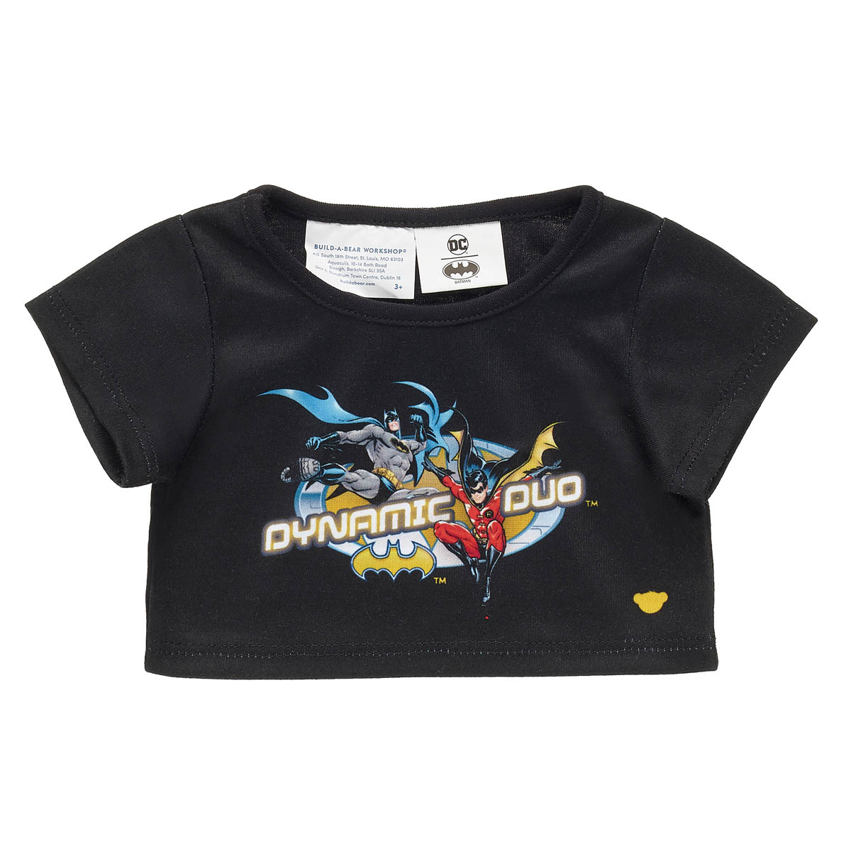 Batman™ and Robin™ Dynamic Duo T-Shirt for Stuffed Animals | Build-A-Bear®